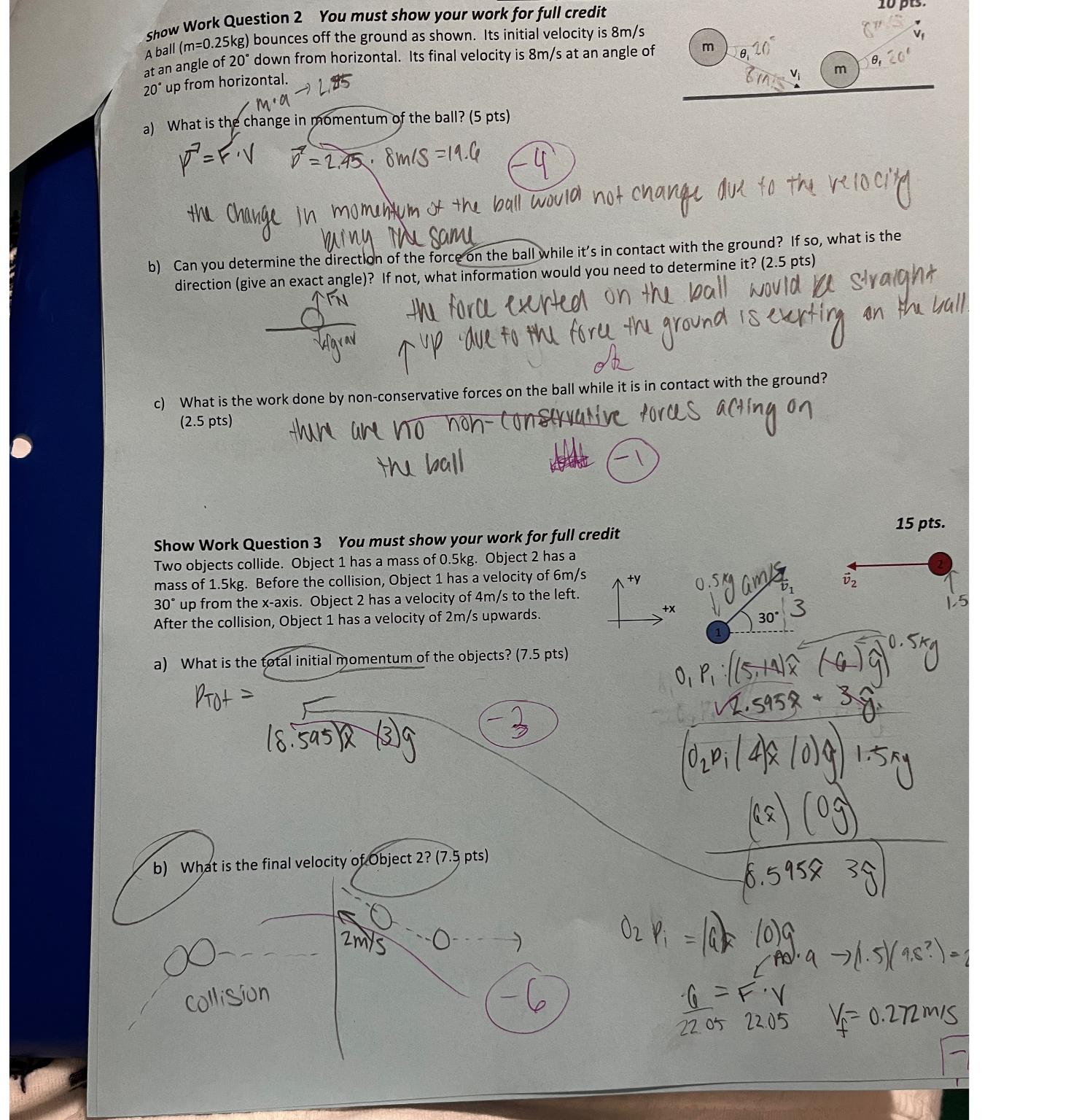 Solved show Work Question 2 ﻿You must show your work for | Chegg.com