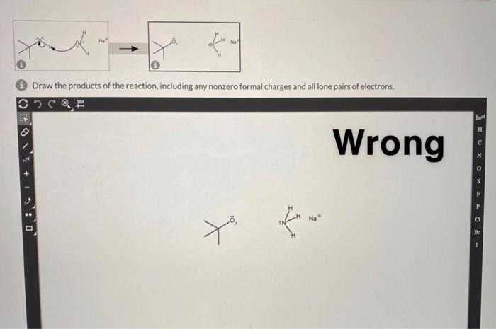 Solved CIL Na है Add curved arrow notation to this proton | Chegg.com