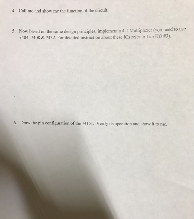 Solved Lab #7-8 Objectives: 1. To understand Multiplexers | Chegg.com