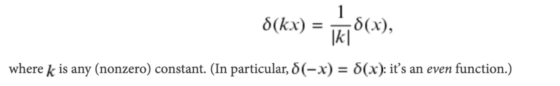 Solved show that δ(kx)=1|k|δ(x),where k ﻿is any (nonzero) | Chegg.com