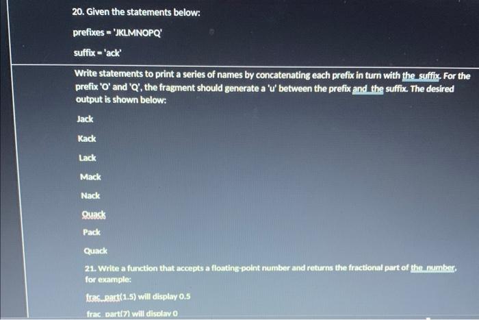 Solved 1. Define a function with a single argument between 0 | Chegg.com