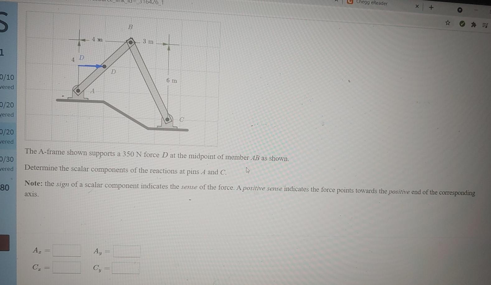 Solved 316426_1 Chegg eReader х + s B 4 N 3 m 1 4 D D 0/10 | Chegg.com