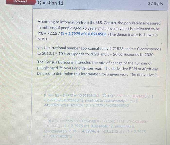 Solved According to information from the U.S. Census, the | Chegg.com