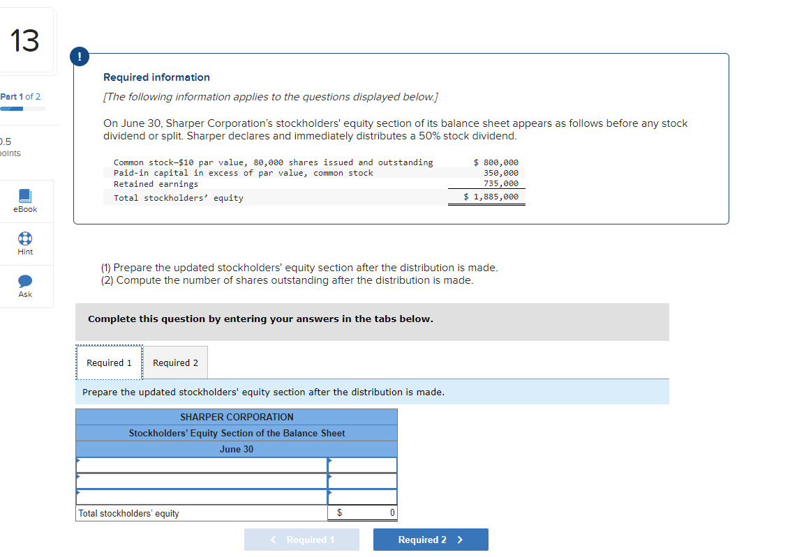 Solved Include Number of common shares outstanding | Chegg.com