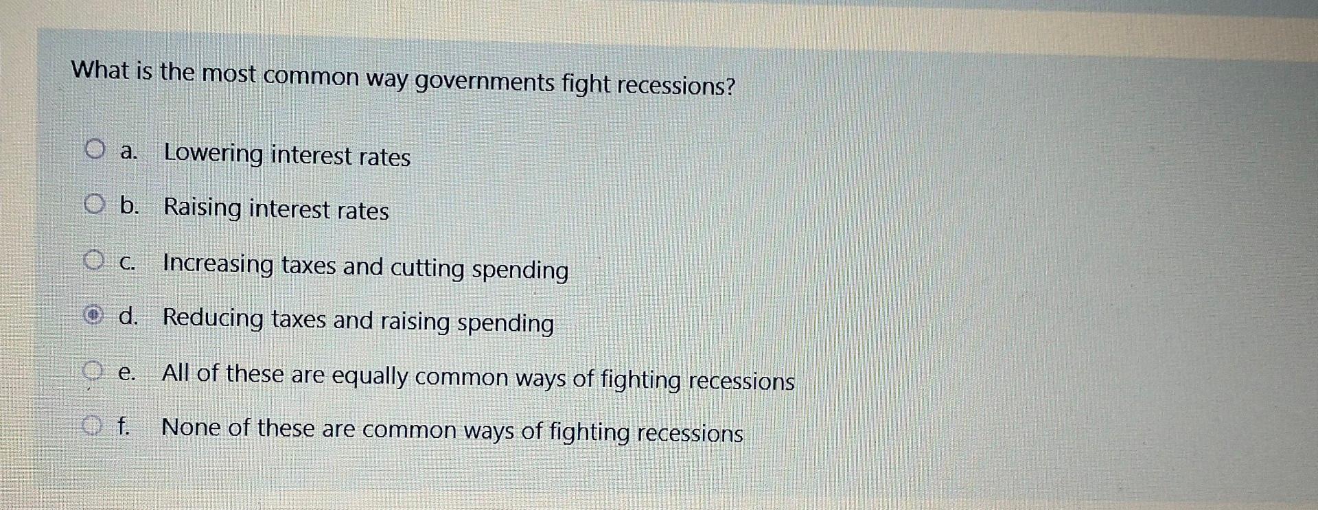 Solved What is the most common way governments fight | Chegg.com