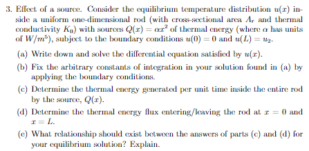 Solved Effect of a source. Consider the equilibrium | Chegg.com