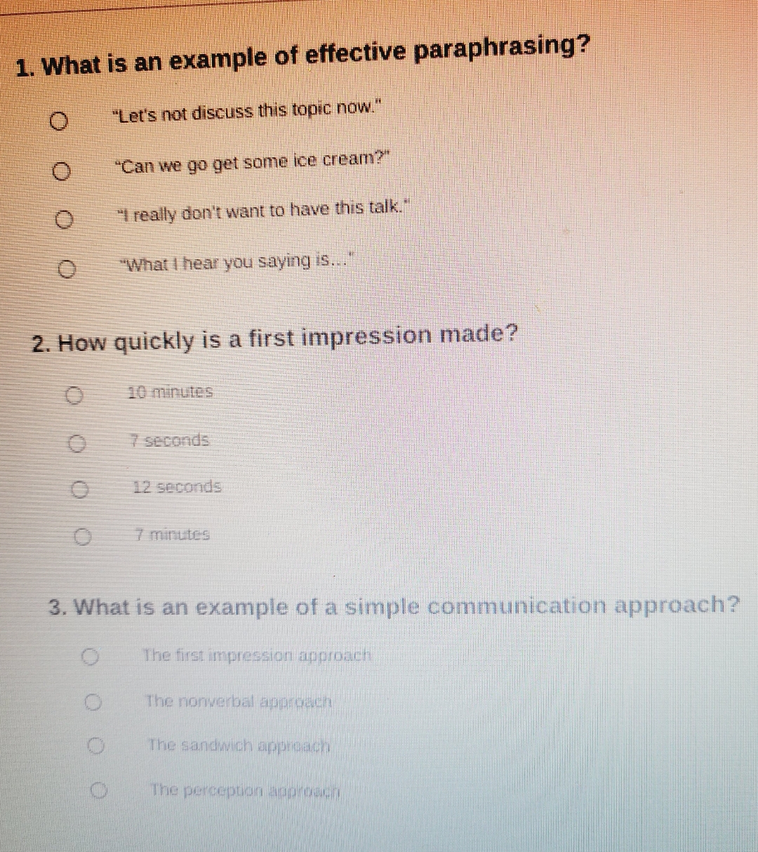 Solved What is an example of effective paraphrasing?"Let's | Chegg.com