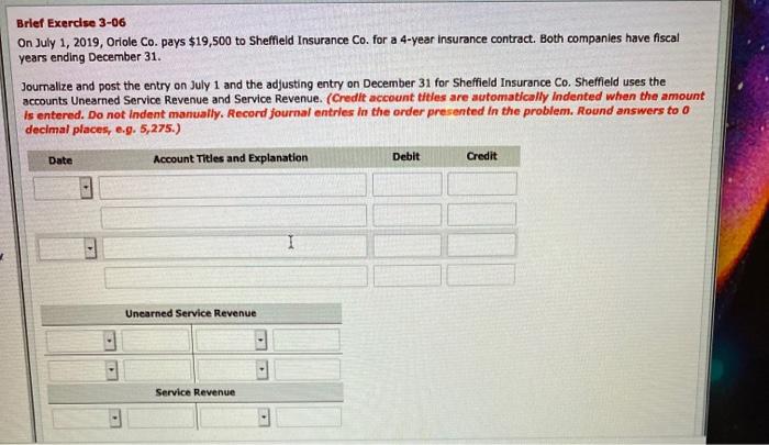 Solved Exercise 6-07 a-c (Part Level Submission) Lily | Chegg.com