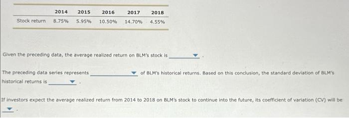 Solved 3. Measuring stand-alone risk using realized | Chegg.com