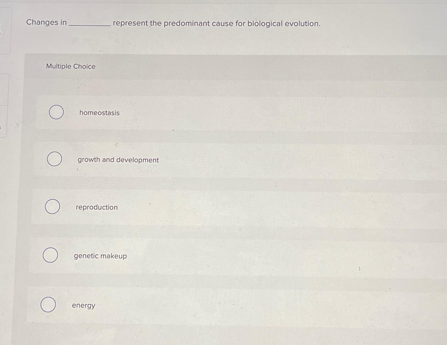 Solved Changes inrepresent the predominant cause for | Chegg.com