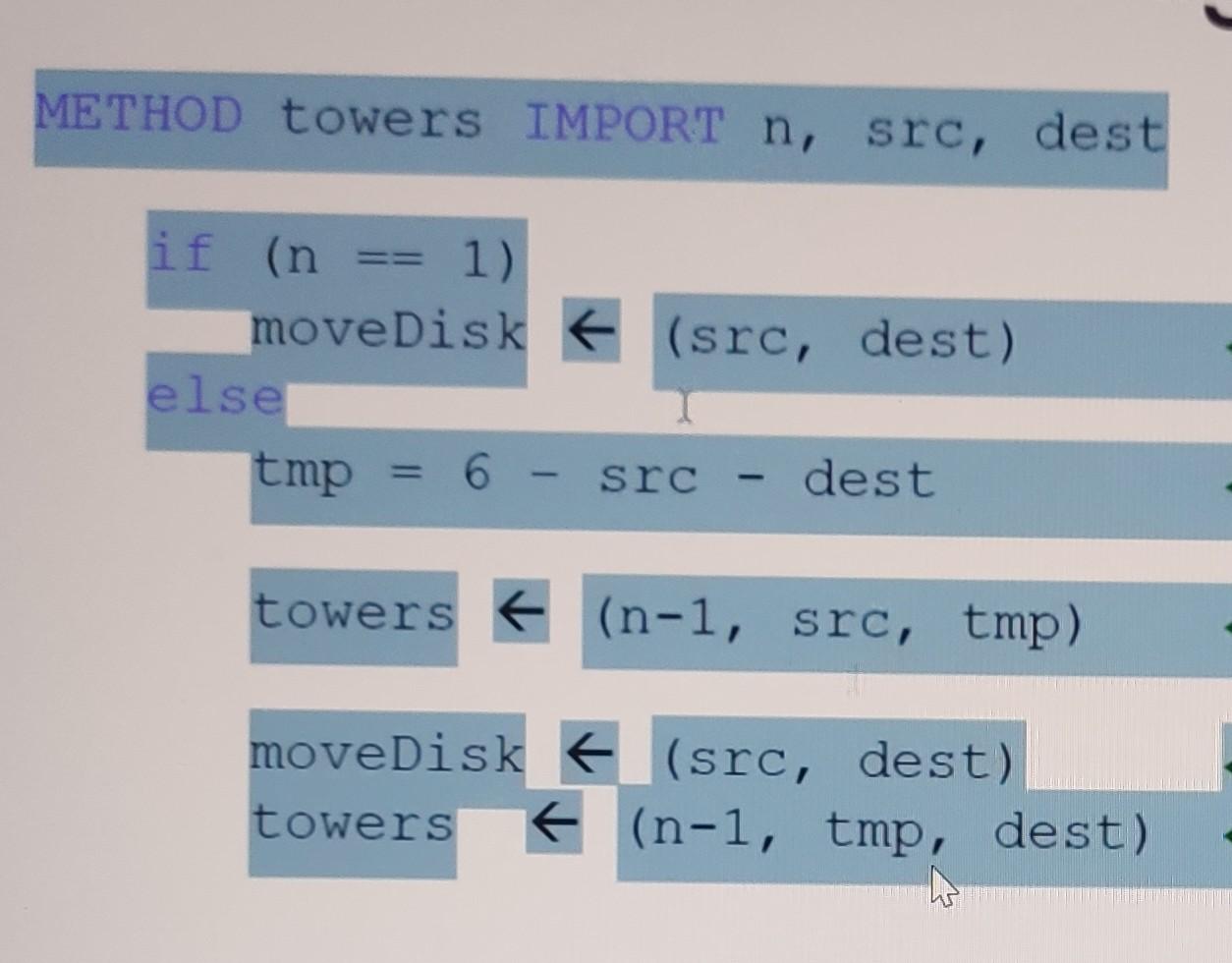 Solved ACTIVITY 5: TOWERS OF HANOI IMPLEMENTATION . . . | Chegg.com