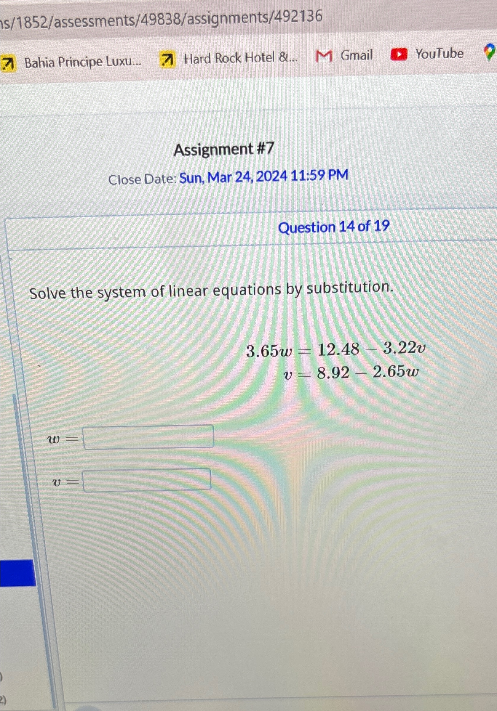 Solved is/1852/assessments/49838/assignments/492136Bahia | Chegg.com