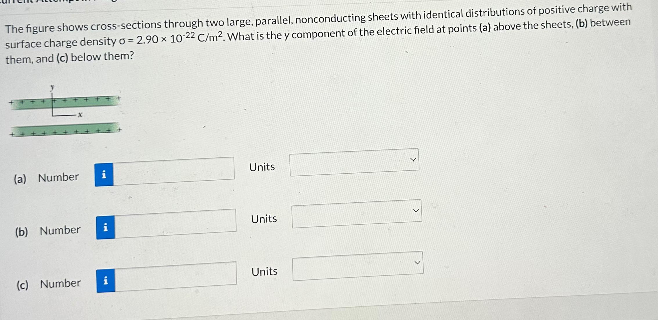 Solved The Figure Shows Cross Sections Through Two Large