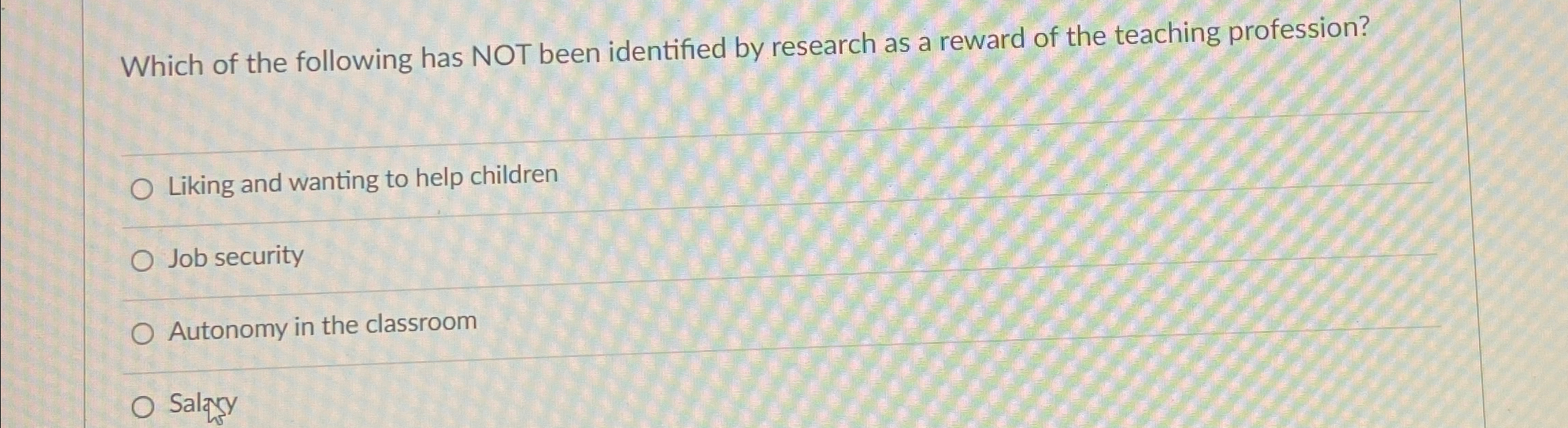 Solved Which of the following has NOT been identified by | Chegg.com