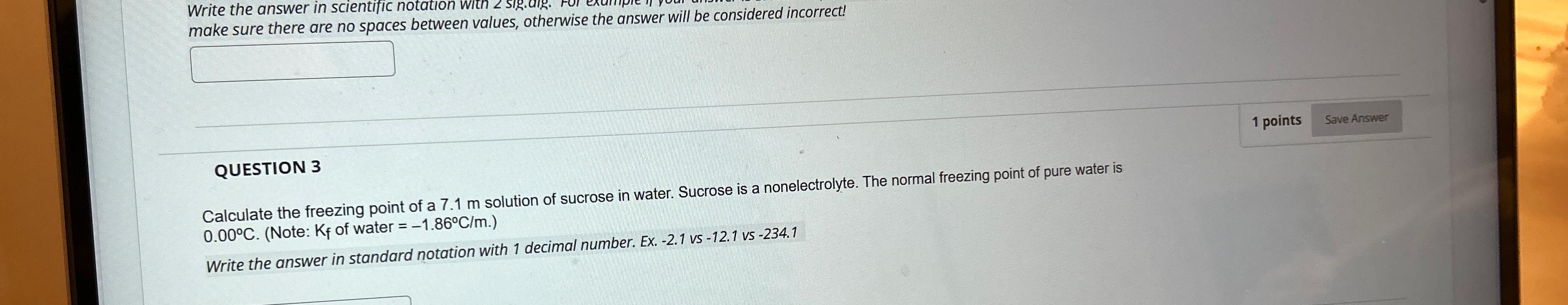 Solved Write the answer in scientific notationmake sure | Chegg.com