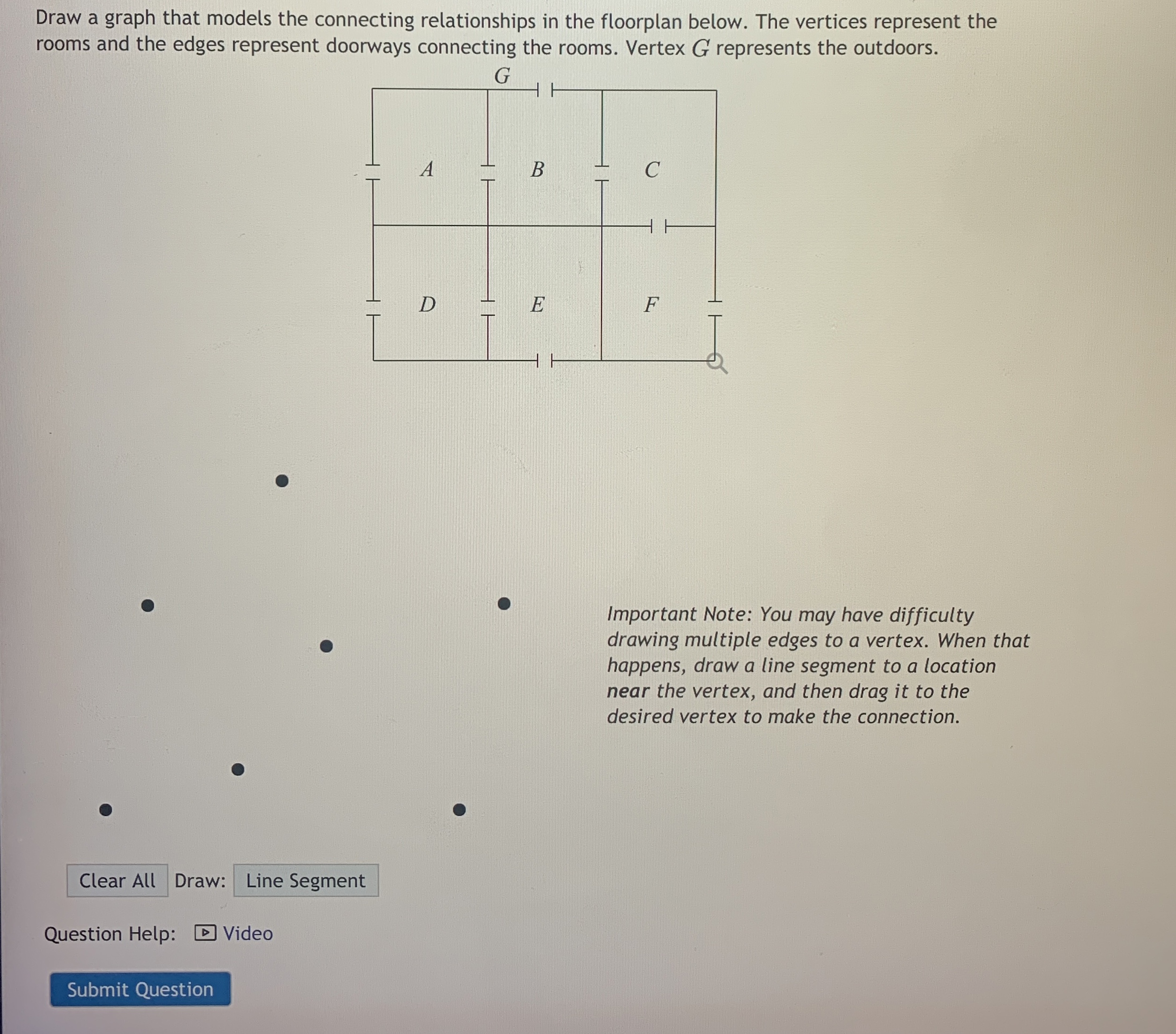 Solved Draw a graph that models the connecting relationships | Chegg.com