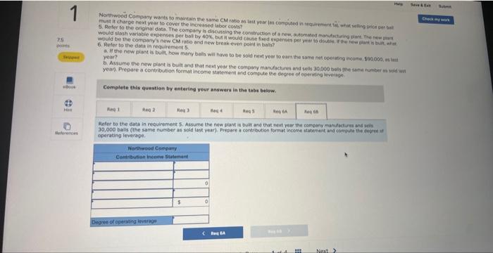 Solved Problem 6-20 (Static) CVP Applications: Break-Even | Chegg.com