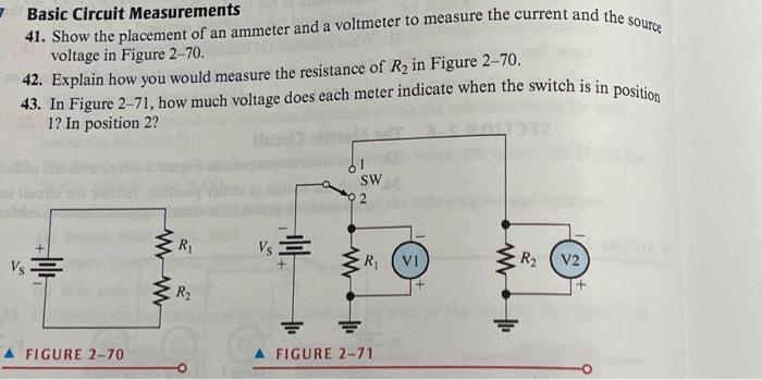 Solved need question 41 3 Basic Circuit Measurements 41. | Chegg.com