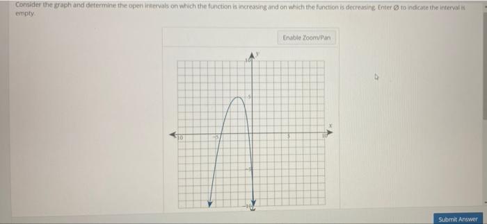 Solved Consider the graph and determine the open intervals | Chegg.com
