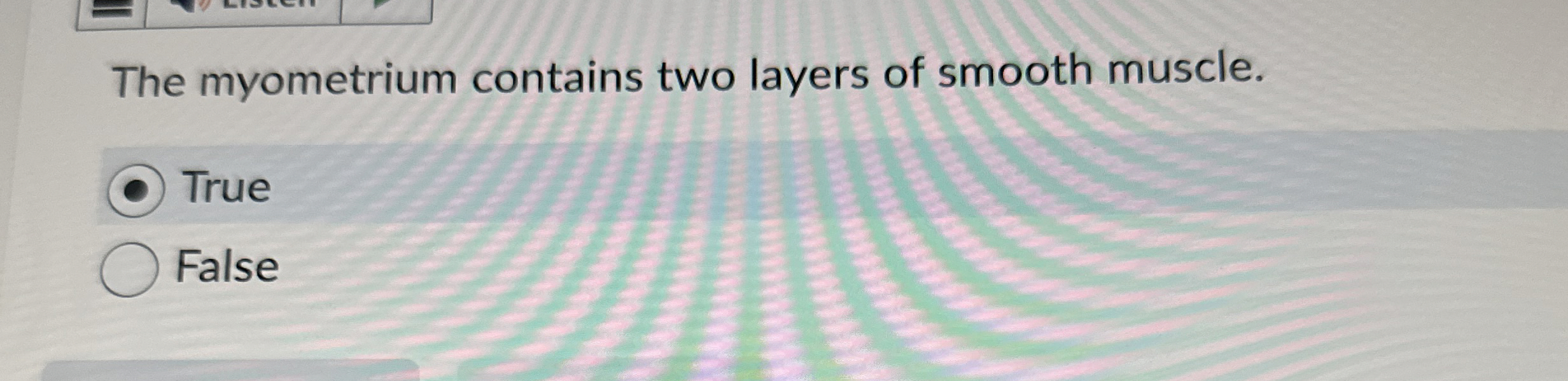 Solved The myometrium contains two layers of smooth muscle. | Chegg.com