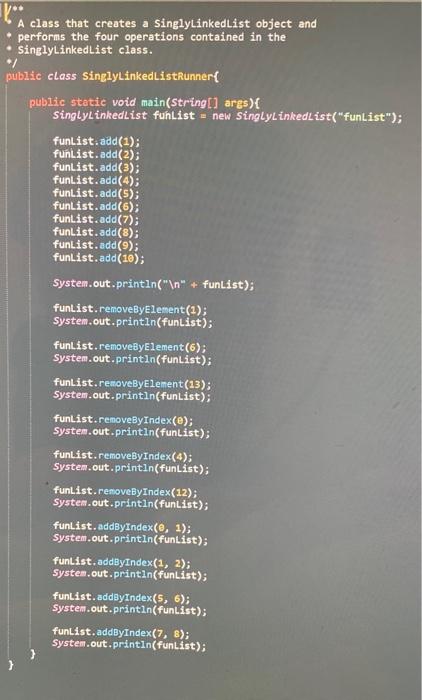 Solved need help in java//provide implemetation where the | Chegg.com