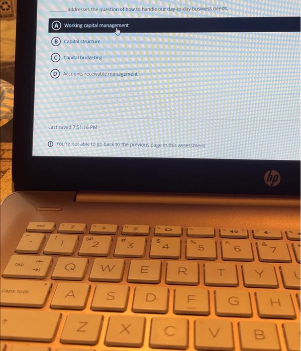 Solved addresses the question of how to handle our | Chegg.com