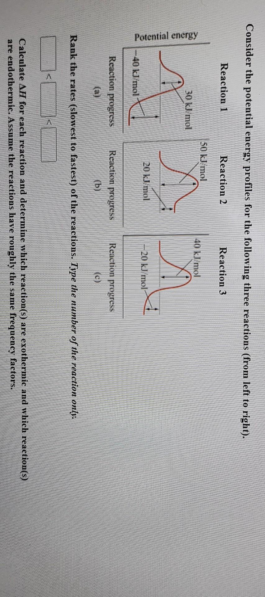 Solved Consider the potential energy profiles for the | Chegg.com Solved Consider the potential energy profiles for the | Chegg.com