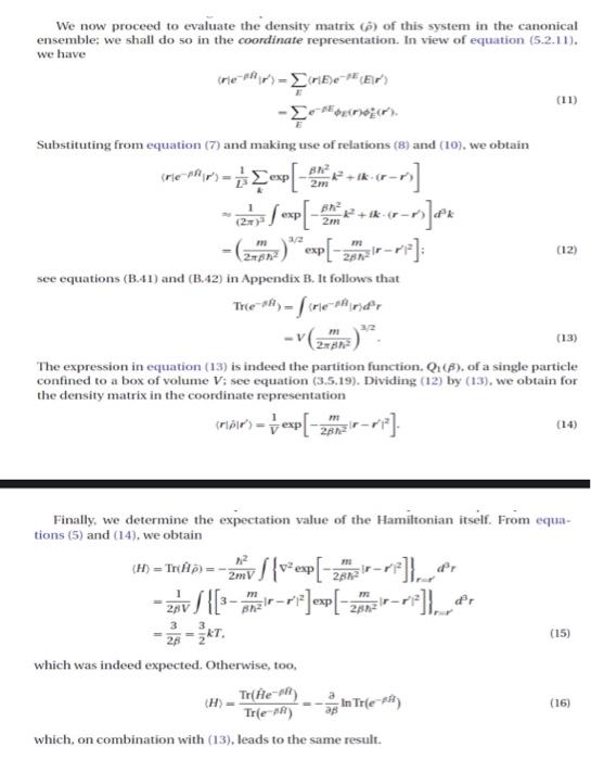 Solved Statistical mechanicsPlese I want to solve this | Chegg.com