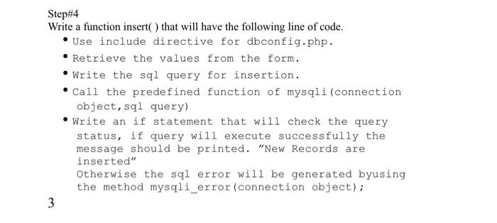 Solved Step\#2 - Create a database with name demos. - Inside | Chegg.com
