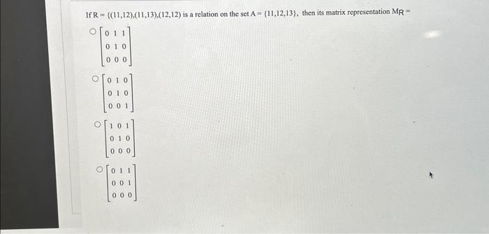Solved The Divisibility relation (l) is a on the set of | Chegg.com