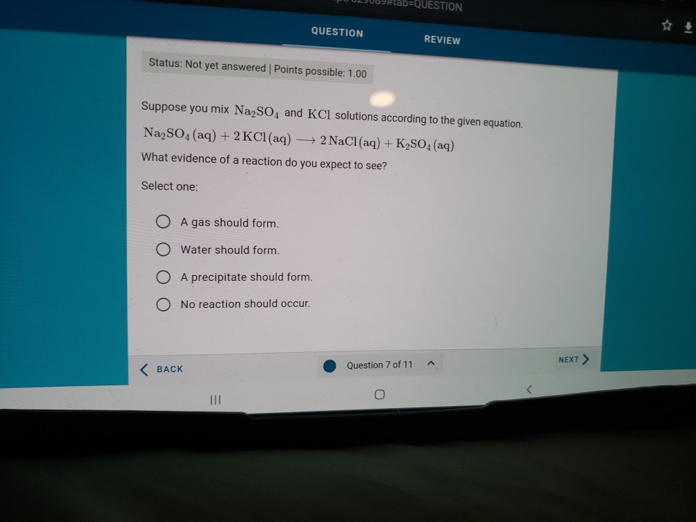 Solved QUESTION QUESTION REVIEW Status: Not yet answered | Chegg.com