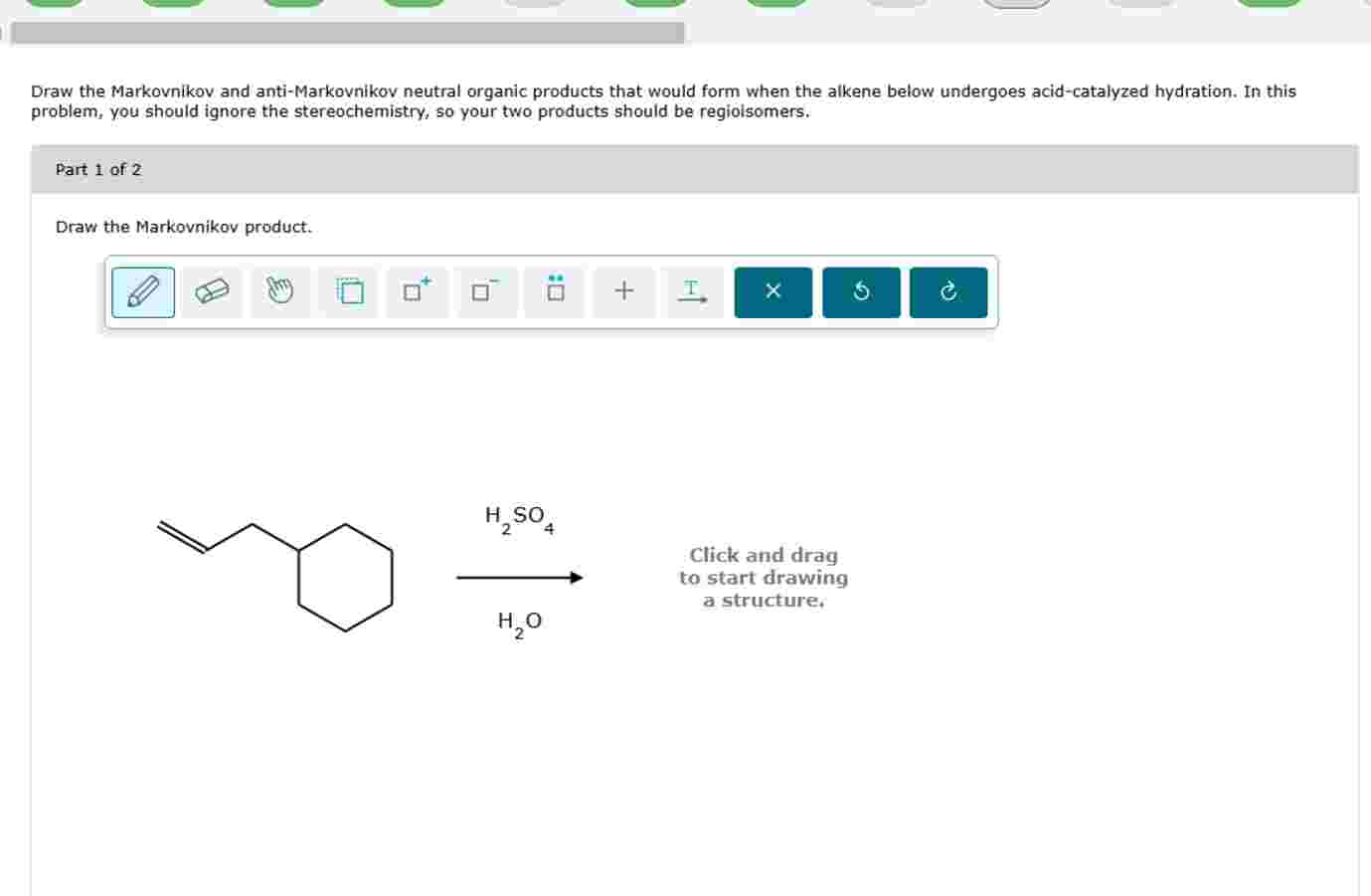 Solved Draw the Markovnikov and anti-Markovnikov neutral | Chegg.com