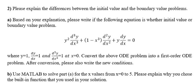 Solved Please explain the differences between the initial | Chegg.com