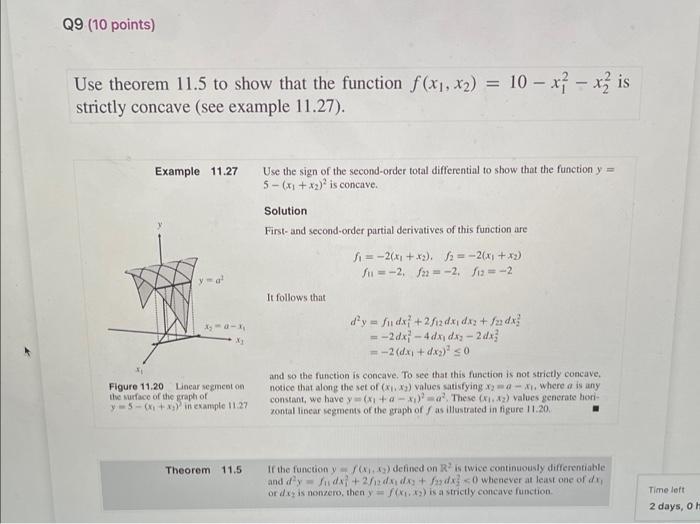 Solved Use theorem 11.5 to show that the function | Chegg.com