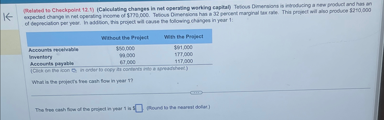 Solved (Related to Checkpoint 12.1) (Calculating changes in | Chegg.com