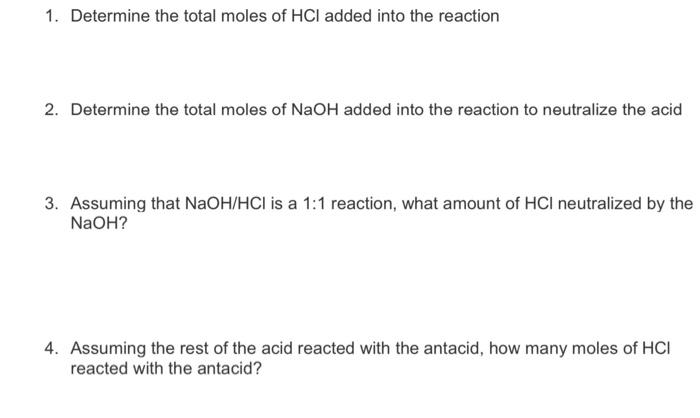 Solved Results Antacid Titration Data Table 1: Antacid | Chegg.com