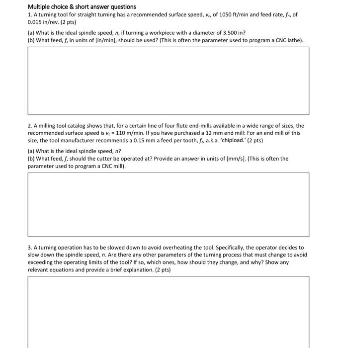 Multiple choice \& short answer questions 1. A | Chegg.com