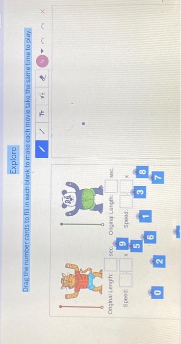 Solved Explore Drag the number cards to fill in each blank | Chegg.com
