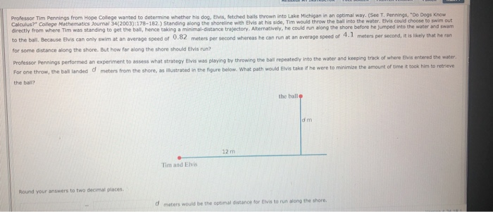 Solved Professor Tim Pennings from Hope College wanted to | Chegg.com