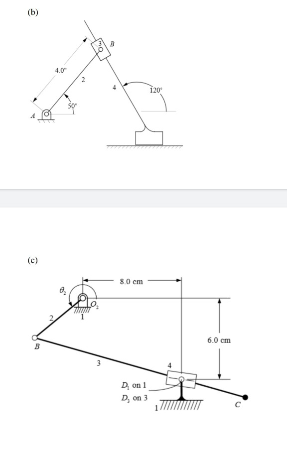 Solved Write the vector loop (closure) equation for the | Chegg.com