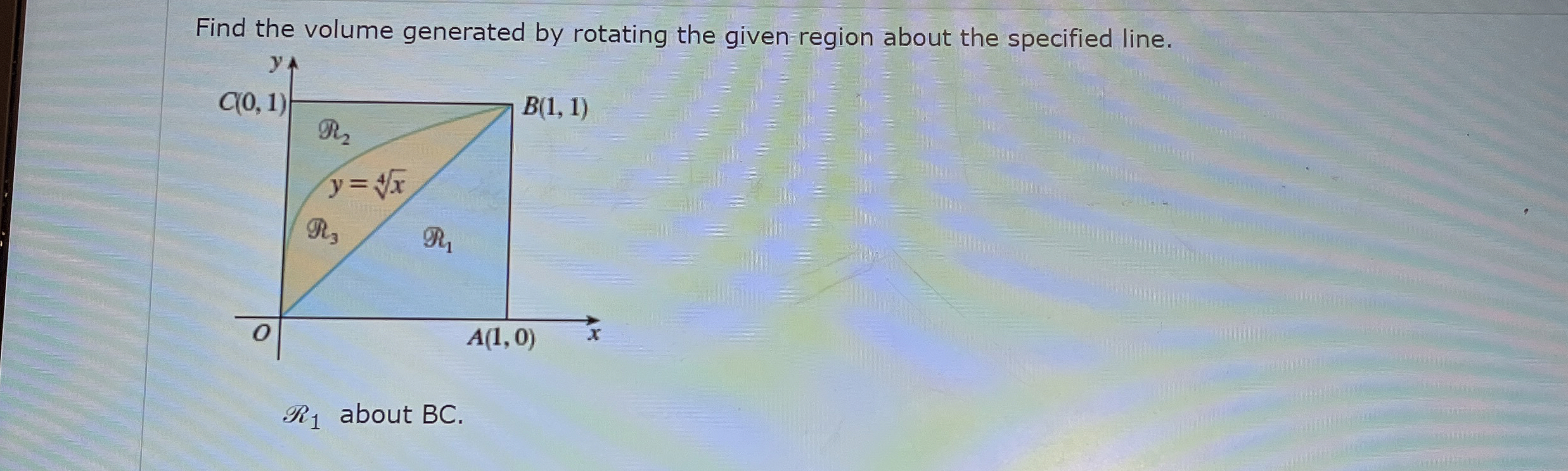 Solved Find the volume generated by rotating the given | Chegg.com