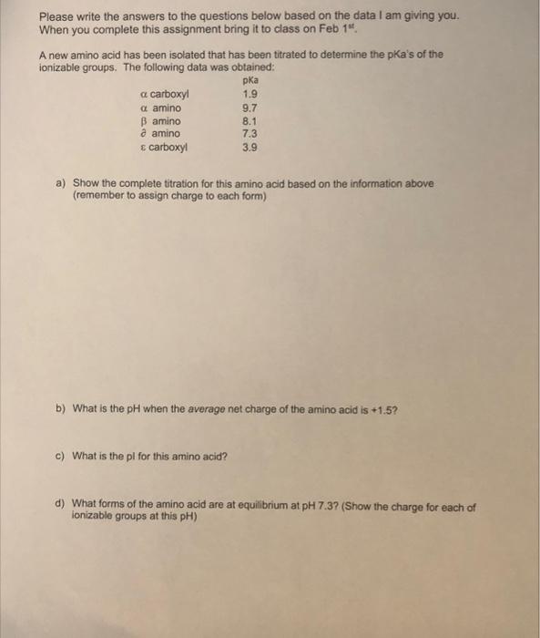 Solved Please write the answers to the questions below based | Chegg.com