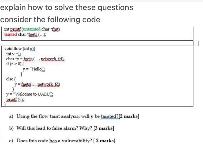Question V: (7 marks) Consider the following code. | Chegg.com