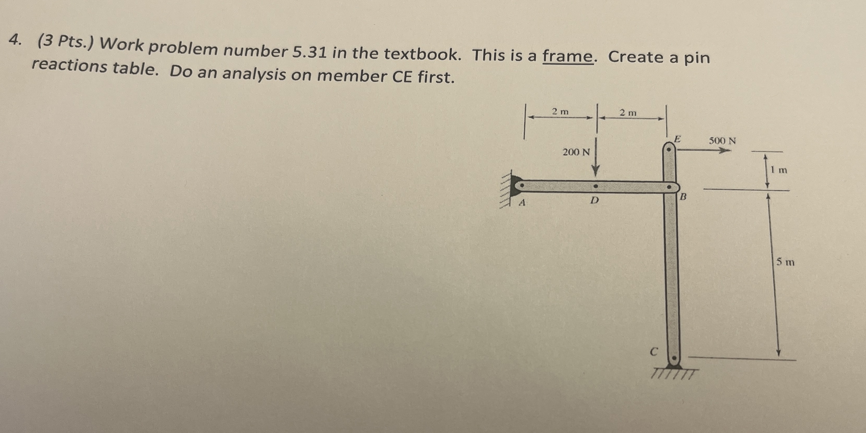 Solved (3 ﻿Pts.) ﻿Work problem number 5.31 ﻿in the textbook. | Chegg.com