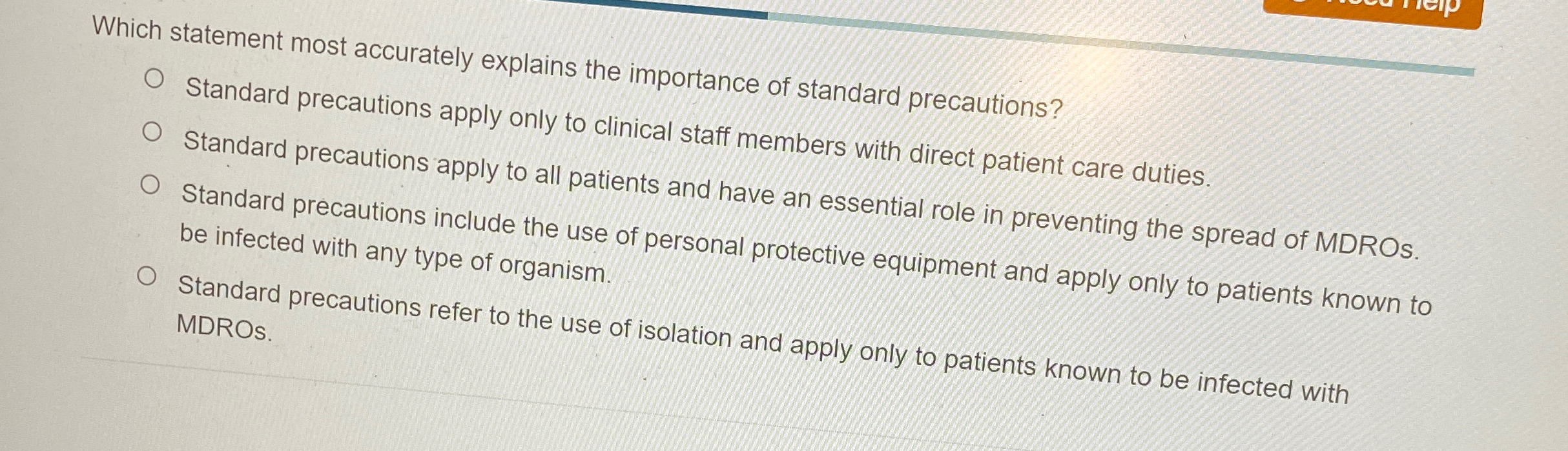 Solved Which statement most accurately explains the | Chegg.com