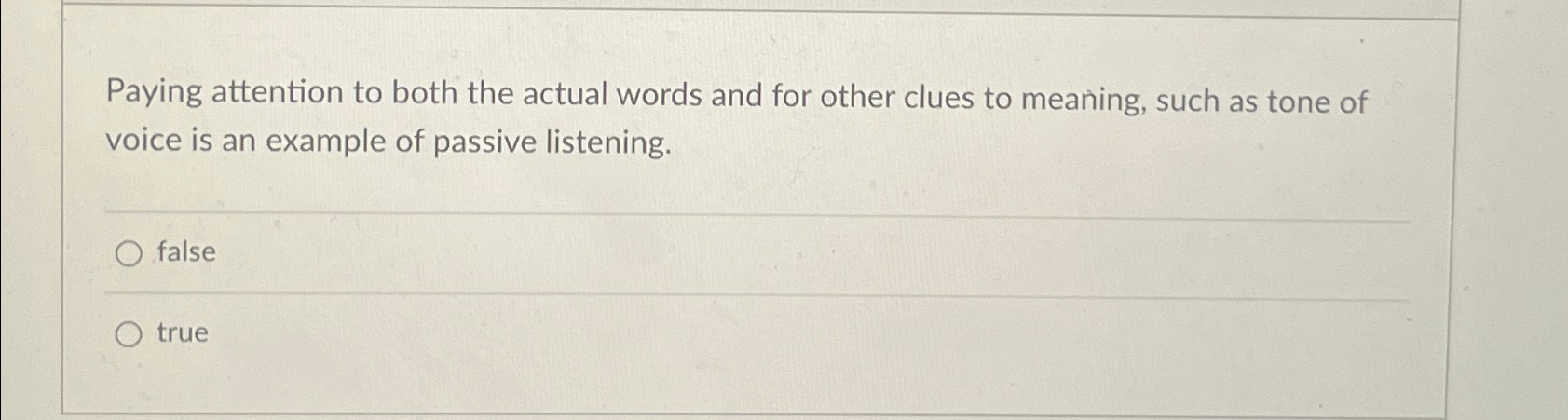 Solved Paying attention to both the actual words and for | Chegg.com