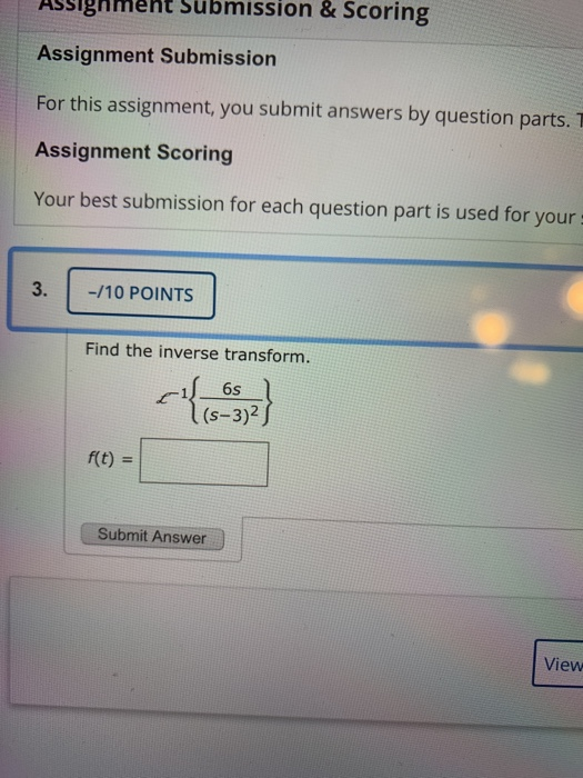 Solved Assignment Submission & Scoring Assignment Submission | Chegg.com