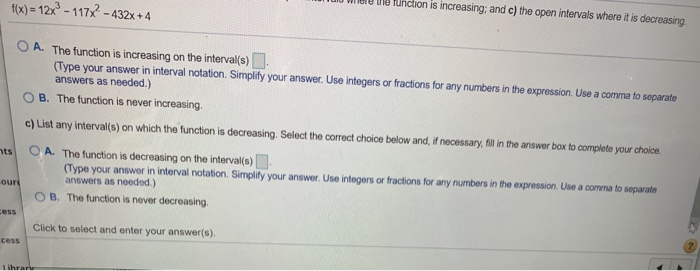 Solved ULTUU LUMP ) This test: 10 For the function below, | Chegg.com