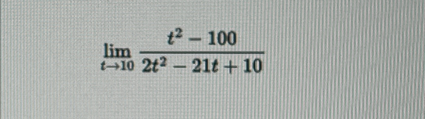 Solved Without using L'hopital rule,nor a table of values, | Chegg.com