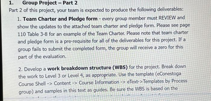 Solved Part 2 of this project, your team is expected to | Chegg.com